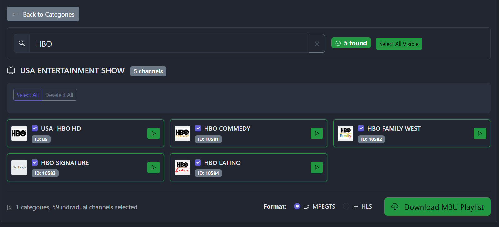 M3U Playlist Manager