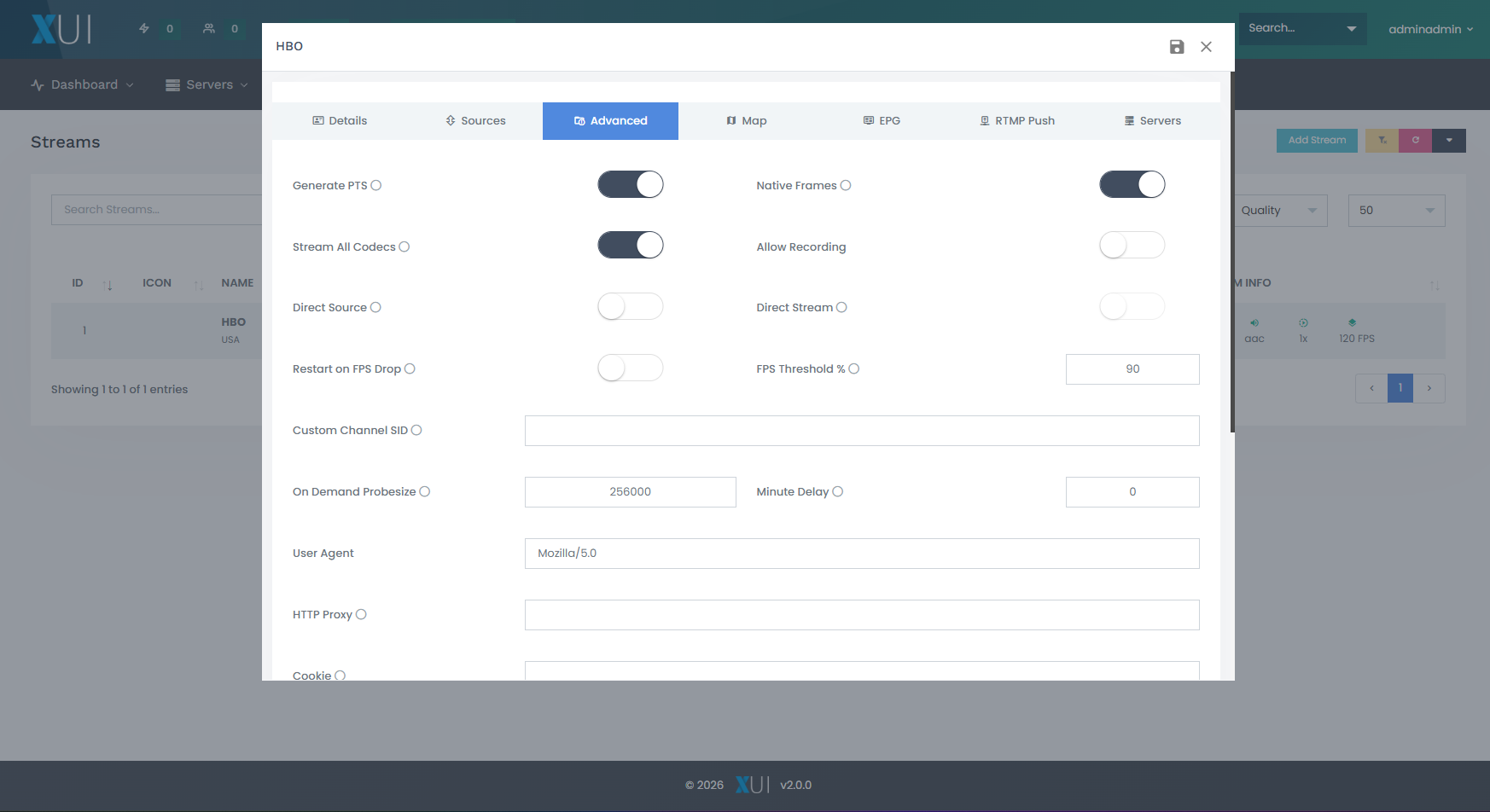 XUI 2.0 IPTV Streaming Panel, Massive Performance Upgrade with PHP 8.3 ...